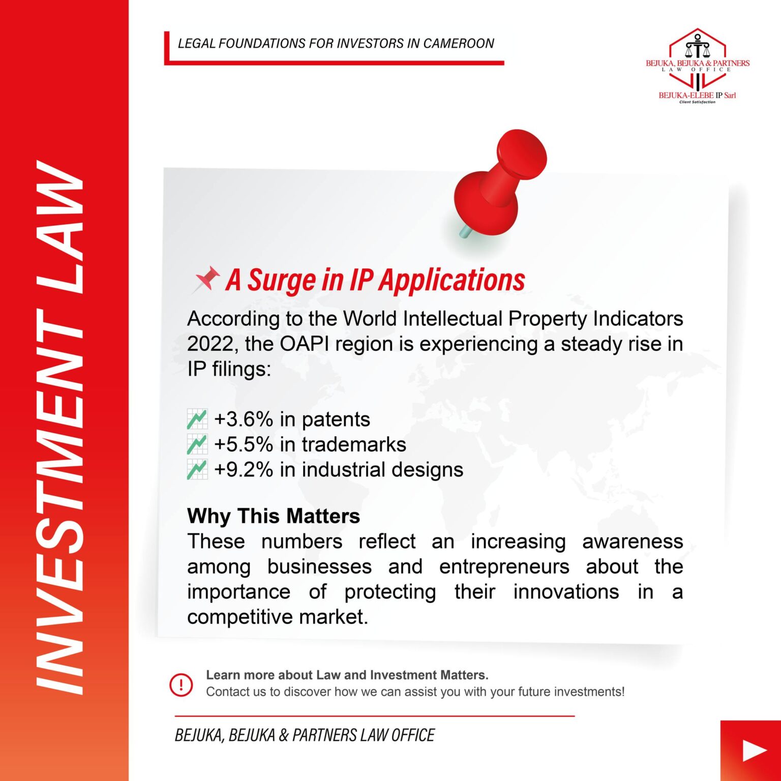 OAPI Update: The Rise in IP Filings & What It Means for Businesses! 📢 – BEJUKA,BEJUKA & Partners ...